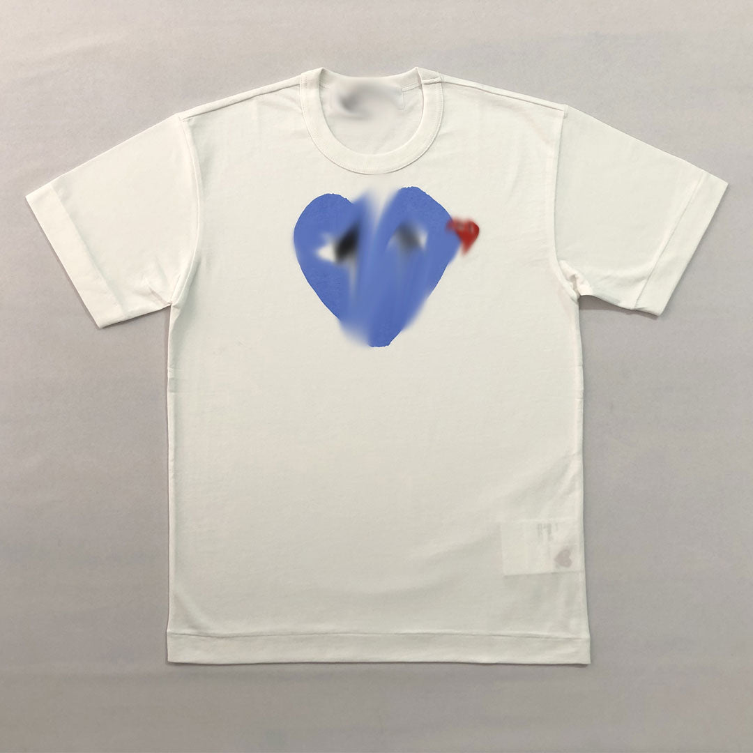 Mens White/Light Blue T-shirt “CDG” – SUPPLIES OF NBA