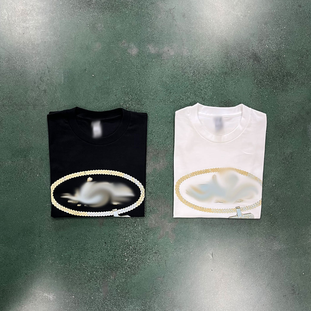 Mens White CC T-shirt "CRT*Z" – SUPPLIES OF NBA